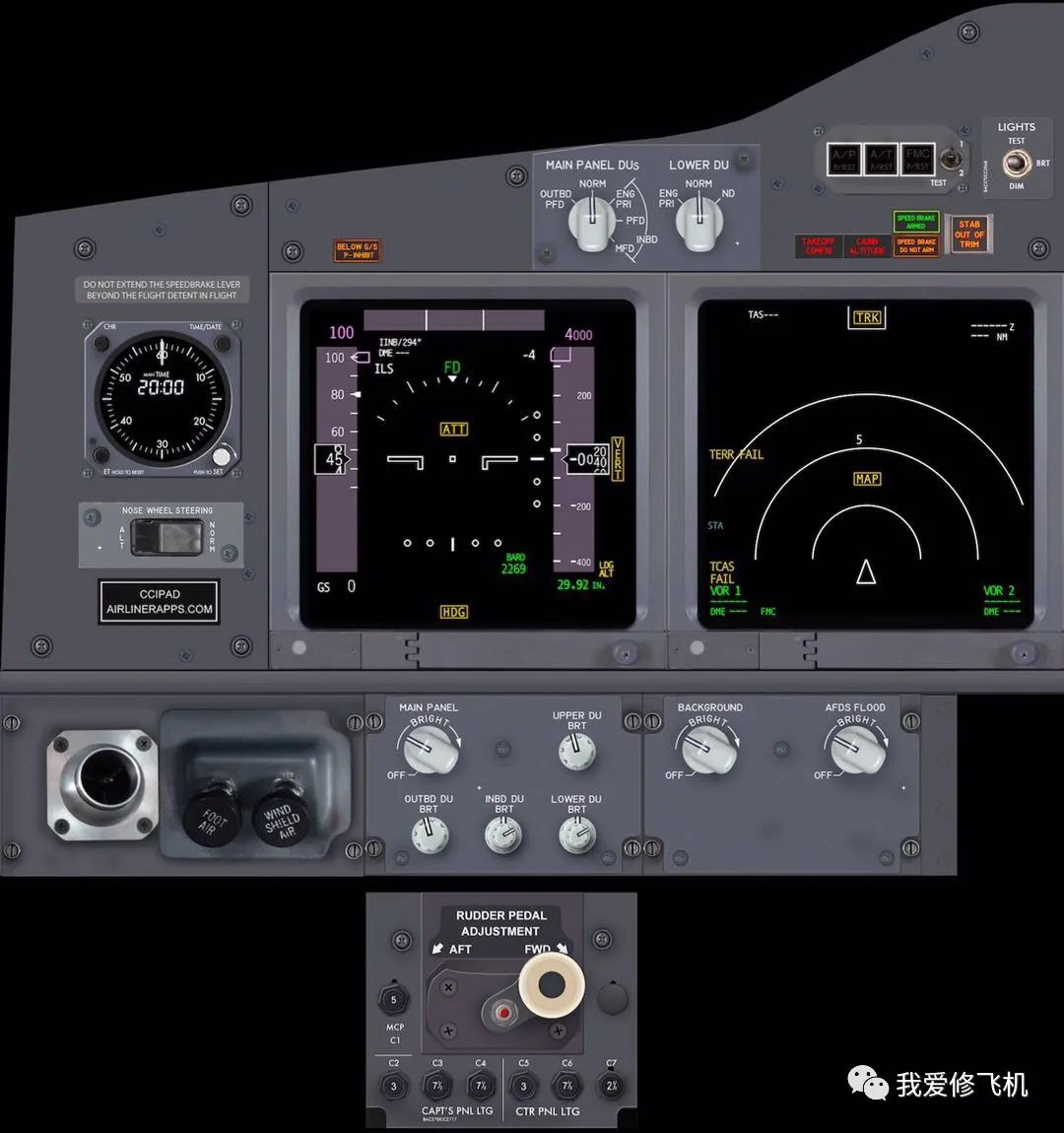 737NG驾驶舱面板（图）B737系列机务在线 - 认真、负责、细致 我们秉承的理念