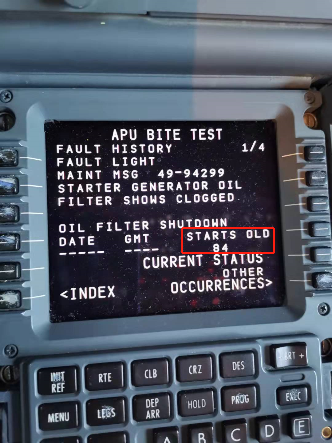 737NG APU：看懂代码再排故B737系列机务在线 - 认真、负责、细致 我们秉承的理念