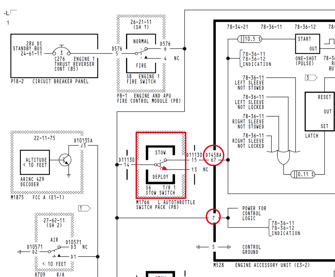 737NG EAU上反推故障代码触发的逻辑B737系列机务在线 - 认真、负责、细致 我们秉承的理念