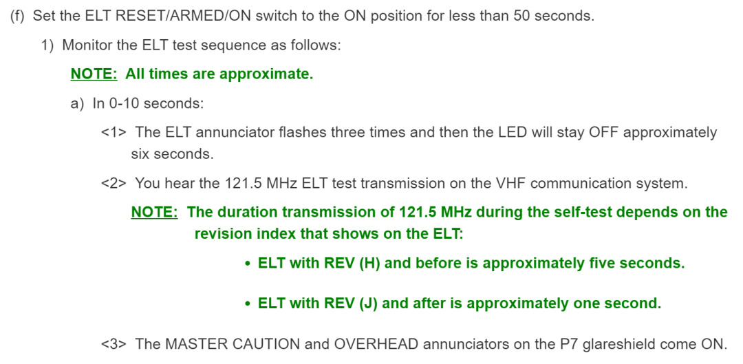 737NG件号01N65900固定式ELT维护注意事项B737系列机务在线 - 认真、负责、细致 我们秉承的理念