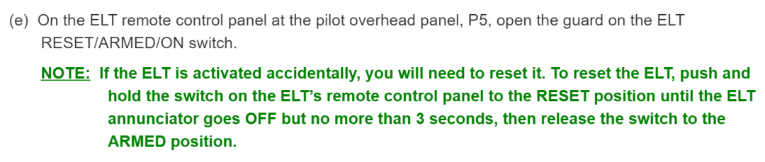 737NG件号01N65900固定式ELT维护注意事项B737系列机务在线 - 认真、负责、细致 我们秉承的理念