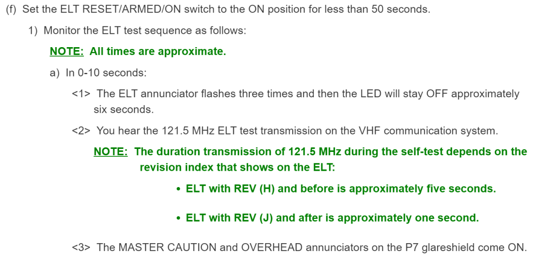 737NG件号01N65900固定式ELT维护注意事项B737系列机务在线 - 认真、负责、细致 我们秉承的理念